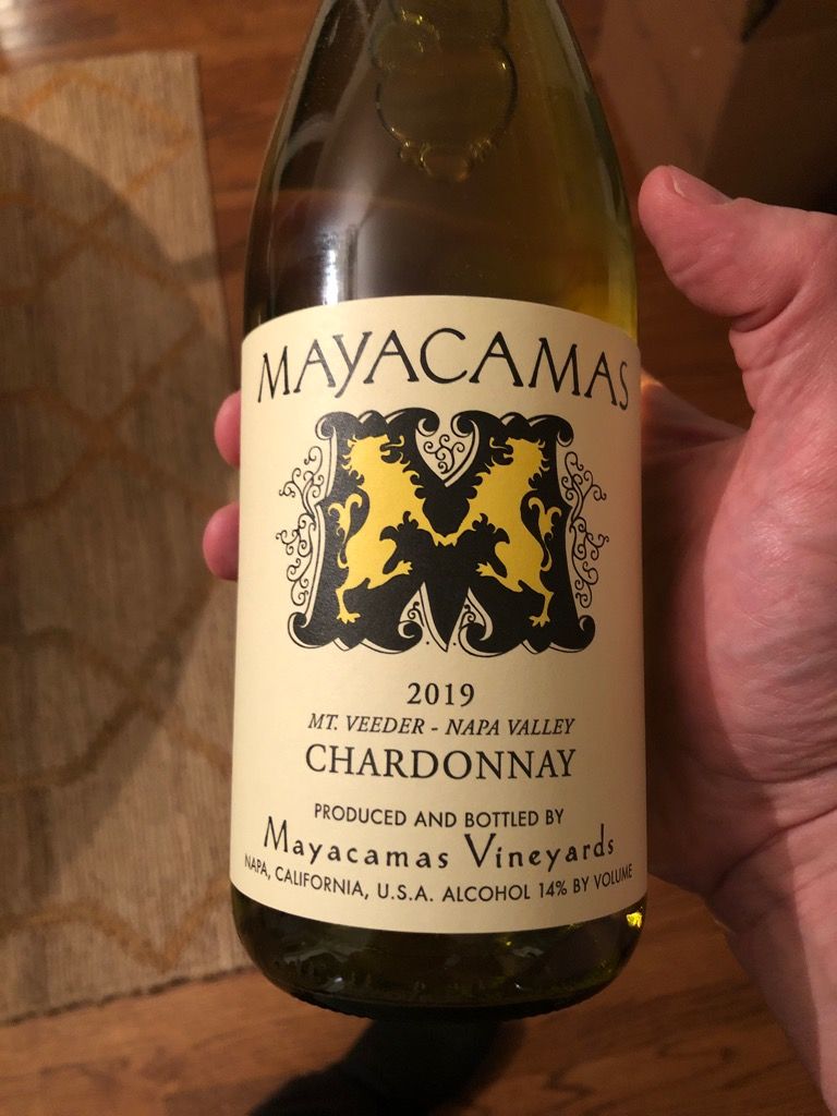 2019 Mayacamas Vineyards Chardonnay, USA, California, Napa Valley, Mt ...