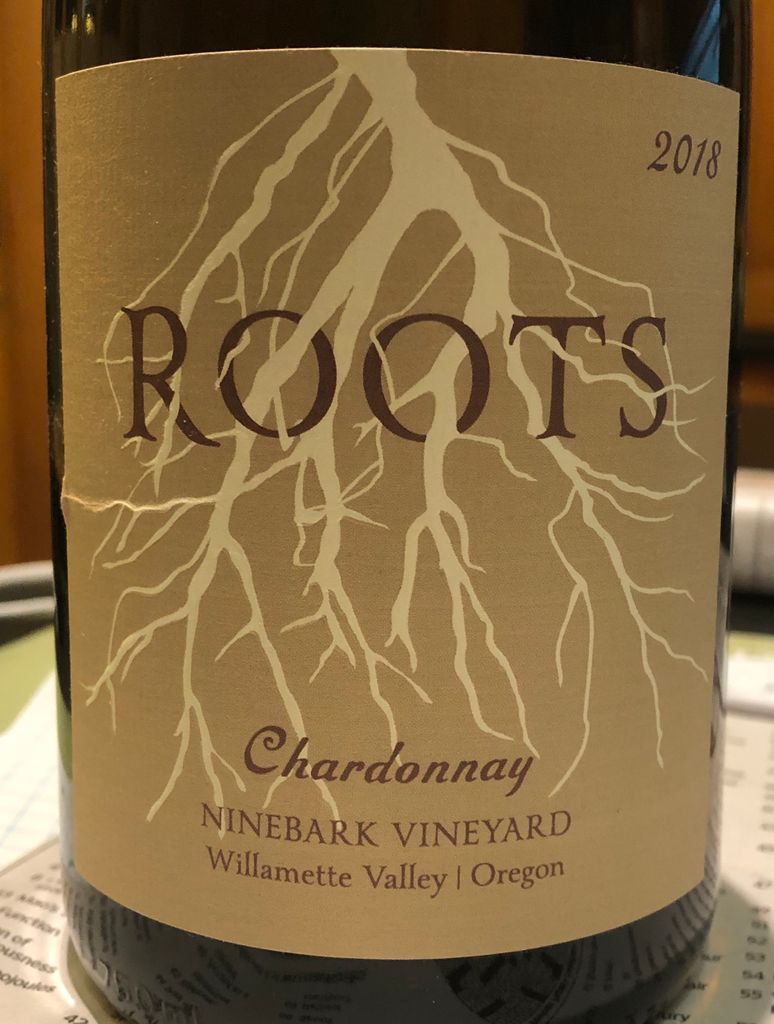 2019 Roots Wine Co. Chardonnay Nine Bark Vineyard, USA, Oregon ...