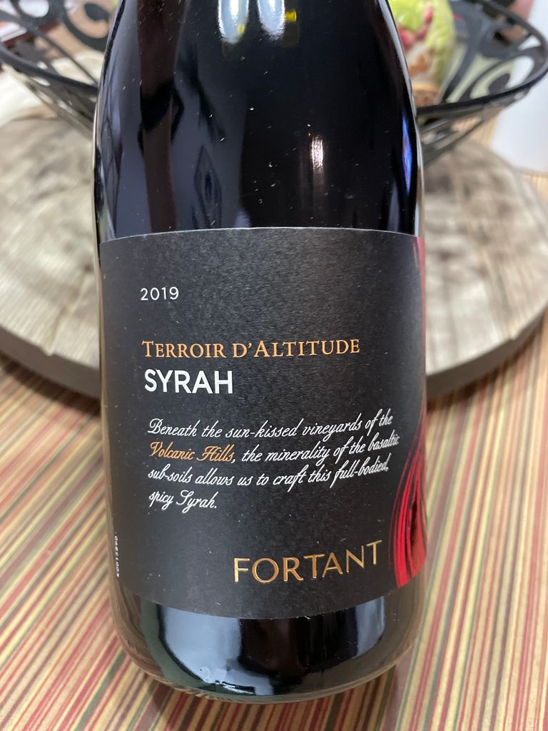 2019 Fortant de France Syrah Terroir D'Altitude, France, Languedoc ...