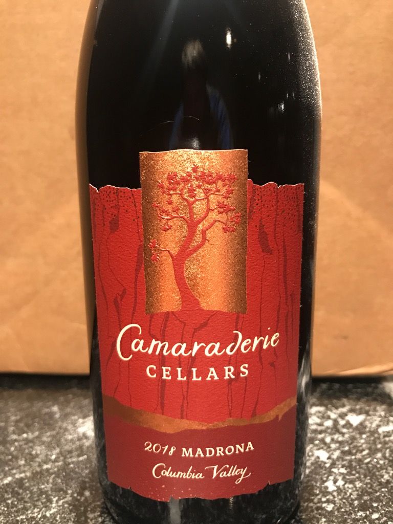 2019 Camaraderie Cellars Madrona, USA, Washington, Columbia Valley ...