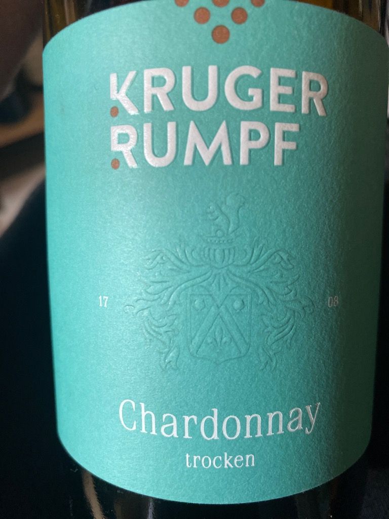 2021 Kruger-Rumpf Chardonnay trocken, Germany, Nahe - CellarTracker