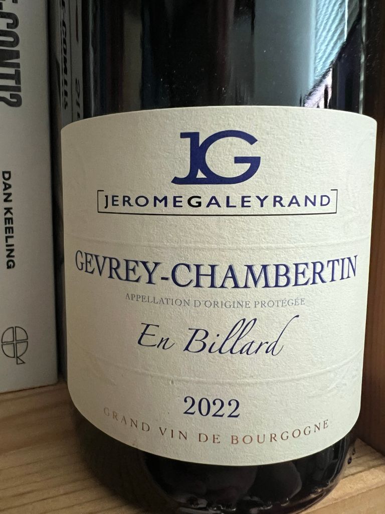 2023 Jérôme Galeyrand Gevrey-Chambertin En Billard, France, Burgundy ...