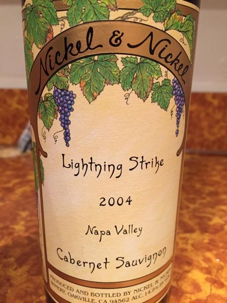 2008 Nickel & Nickel Cabernet Sauvignon Lightning Strike Martin ...