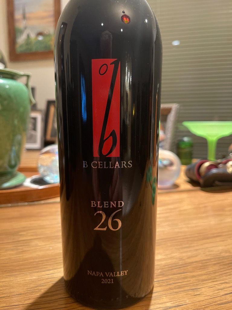 2021 B Cellars Blend 26, USA, California, Napa Valley - CellarTracker