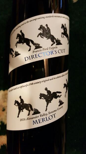 2017 Francis Ford Coppola Merlot Director's Cut, USA, California ...