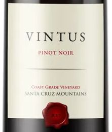 2017 Vintus Cellars Pinot Noir Coast Grade Vineyard, USA, California ...
