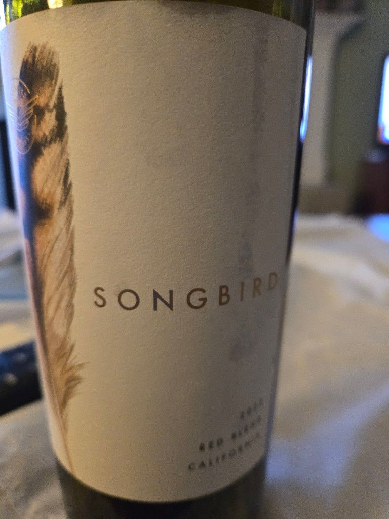 2022 Songbird Cellars Red Blend, USA, California - CellarTracker