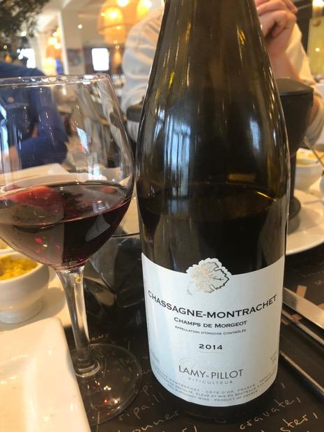 2014 Domaine Lamy-Pillot Chassagne-Montrachet Champs de Morgeot Rouge ...
