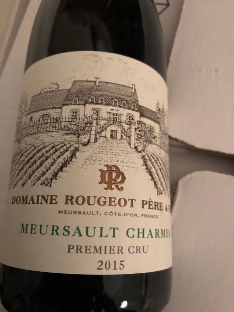 2015 Domaine Rougeot Meursault 1er Cru Charmes, France, Burgundy, Côte ...