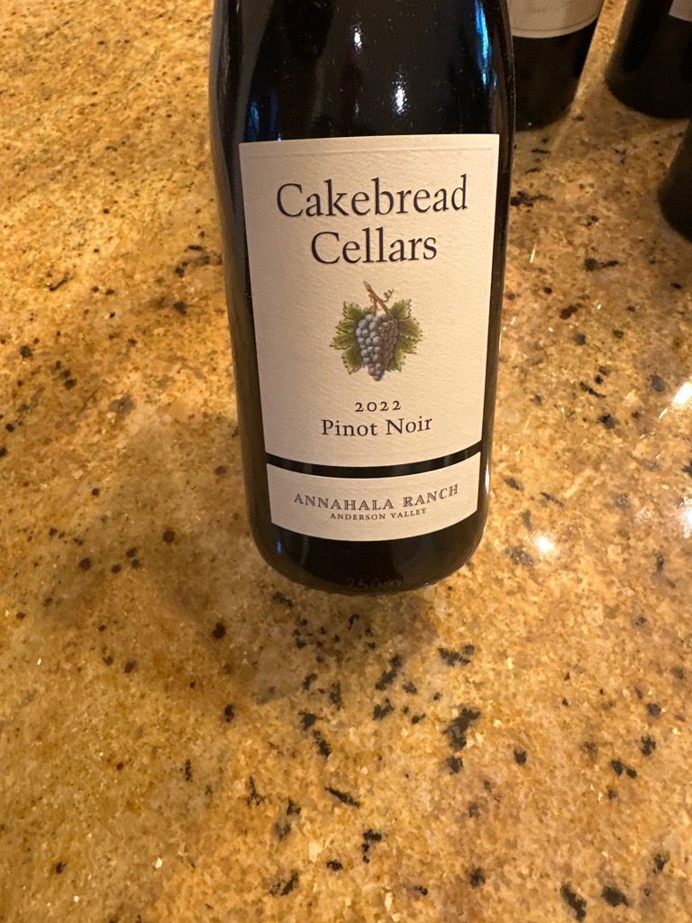 2022 Cakebread Cellars Pinot Noir Annahala Ranch, USA, California ...