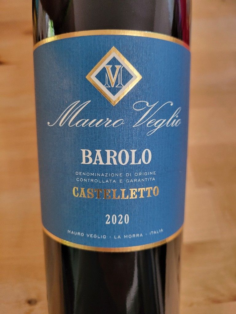 2020 Mauro Veglio Barolo Castelletto, Italy, Piedmont, Langhe, Barolo ...