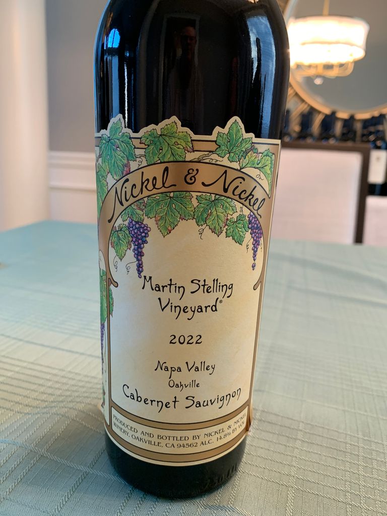 2022 Nickel & Nickel Cabernet Sauvignon Martin Stelling Vineyard, USA ...