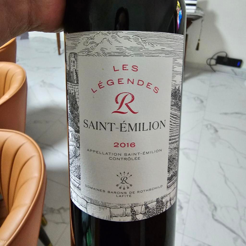 2016 Barons de Rothschild (Lafite) St. Émilion Les Légendes R, France ...