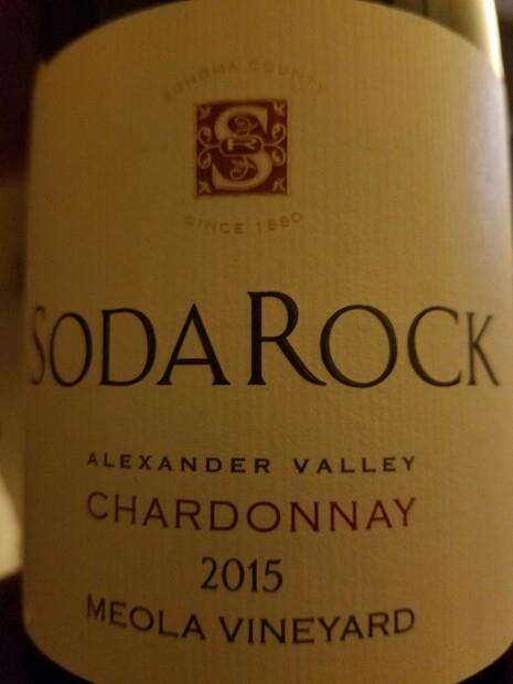 2016 Soda Rock Winery Chardonnay, USA, California, Sonoma County ...