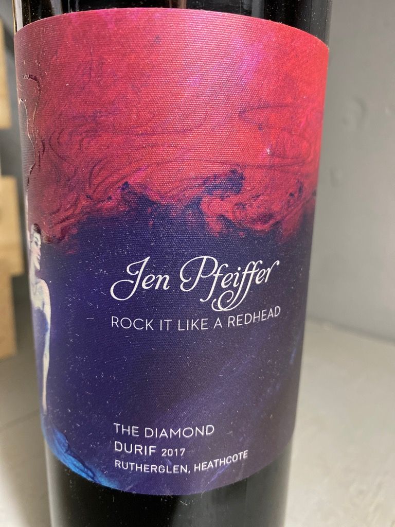 2017 Jen Pfeiffer Durif The Diamond, Australia, Victoria, Central ...