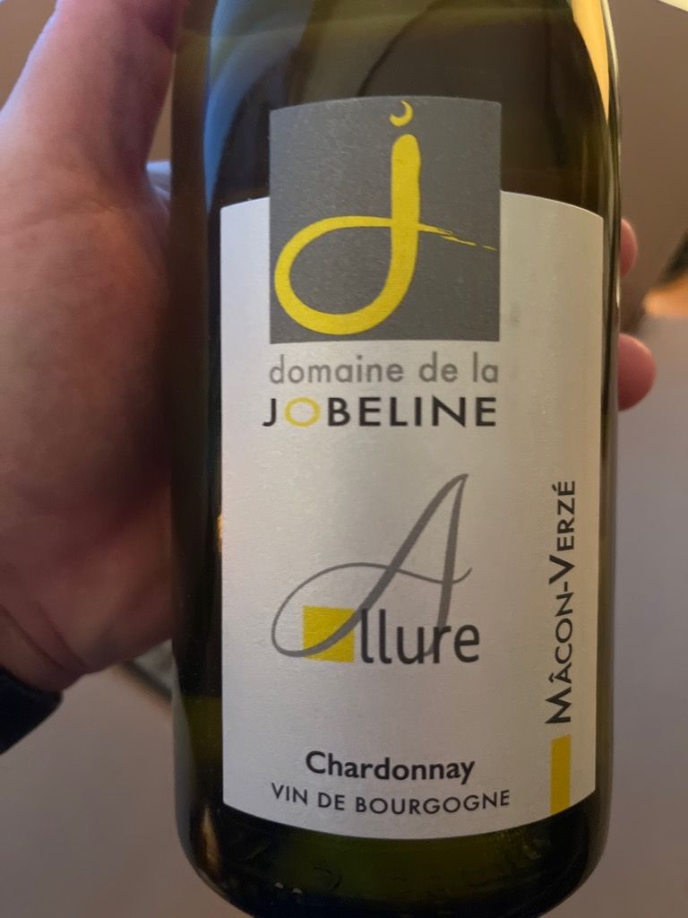 2019 Domaine de la Jobeline Mâcon-Verzé Allure, France, Burgundy ...
