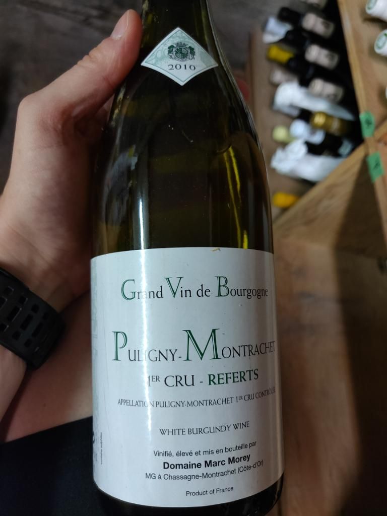 2010 Domaine Marc Morey & Fils Puligny-Montrachet 1er Cru Les Referts ...