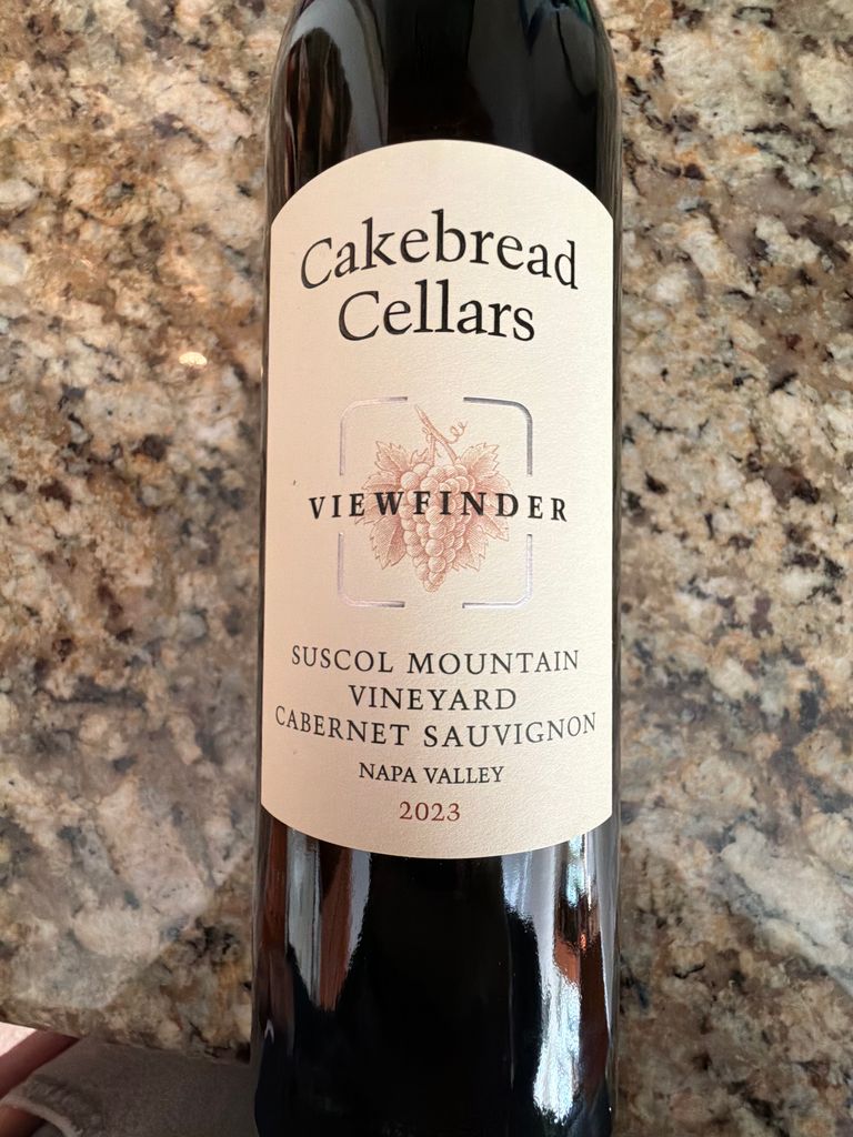 2023 Cakebread Cellars Cabernet Sauvignon Viewfinder Suscol Mountain ...