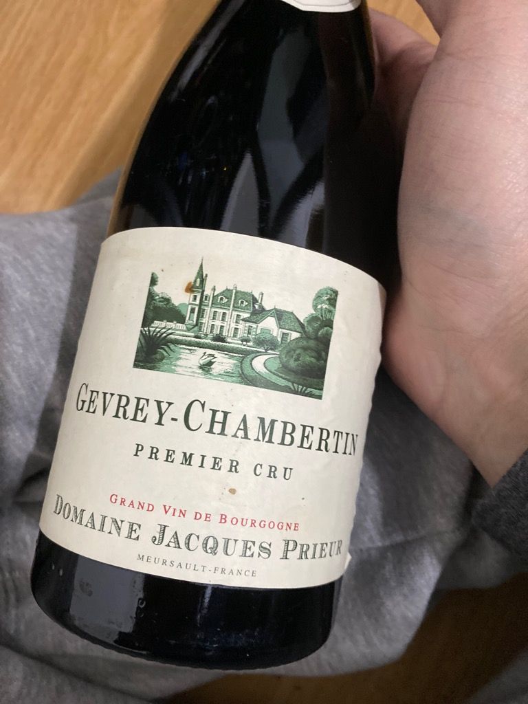 2013 Domaine Jacques Prieur Gevrey-Chambertin 1er Cru, France, Burgundy ...