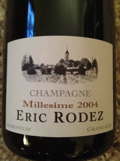 2004 Eric Rodez Champagne Grand Cru Brut Millésimé, France, Champagne ...
