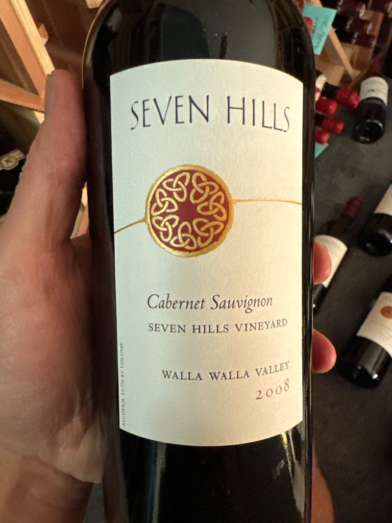 2008 Seven Hills Winery Cabernet Sauvignon McClellan Estate Vineyard, USA, Washington, Columbia ...