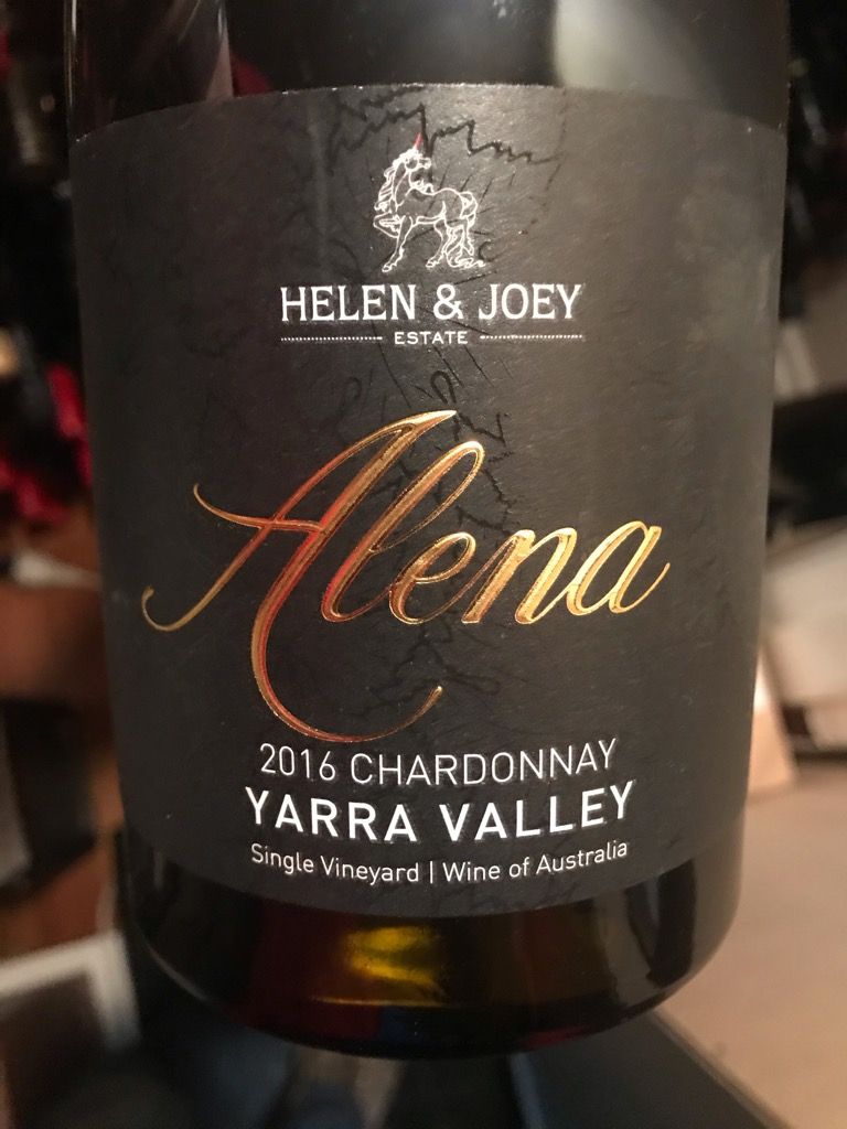 2016 Helen & Joey Estate Chardonnay Alena, Australia, Victoria, Port ...
