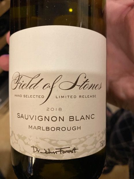 2021 Forrest Estate Sauvignon Blanc Field of Stones, New Zealand, South ...