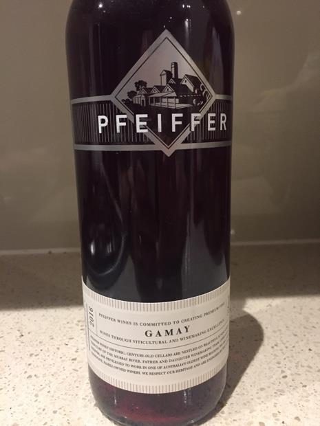 2018 Pfeiffer Gamay, Australia, Victoria, North East, Rutherglen ...