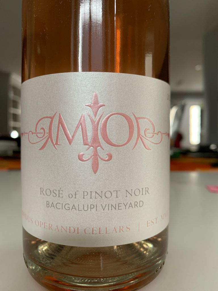 2021 Modus Operandi Cellars Rosé of Pinot Noir Bacigalupi Vineyard, USA ...