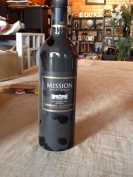 2014 Mission Estate Winery Cabernet Sauvignon Reserve Hawke's Bay, New Zealand, North Island ...