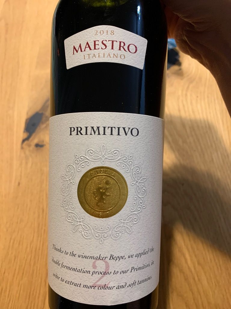 2018 Maestro Italiano Puglia IGT, Italy, Puglia, Puglia IGT - CellarTracker