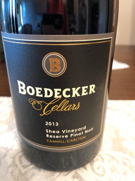 2013 Boedecker Cellars Pinot Noir Shea Vineyard, USA, Oregon ...