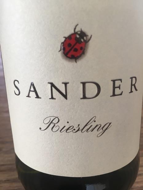 2016 Sander Riesling trocken, Germany, Rheinhessen - CellarTracker