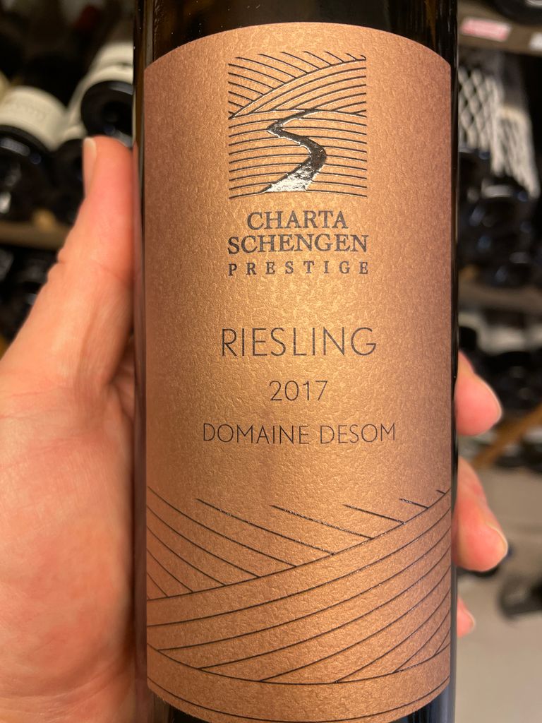 2017 Domaine Desom Riesling Charta Schengen Prestige, Luxembourg ...