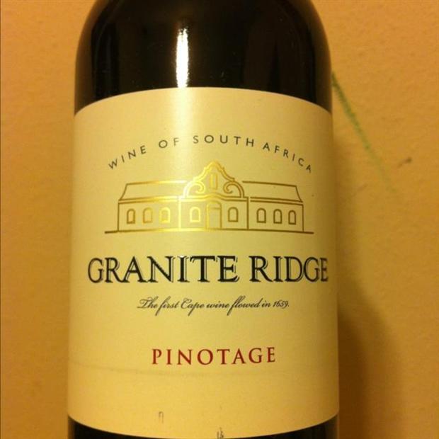 2011 Granite Ridge Pinotage, South Africa, Coastal Region, Stellenbosch ...