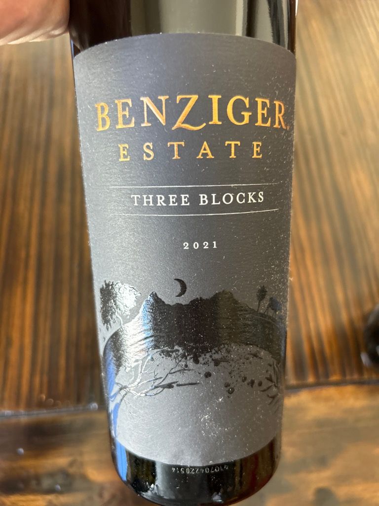 2021 Benziger Family Winery Cabernet Sauvignon Three Blocks, USA ...