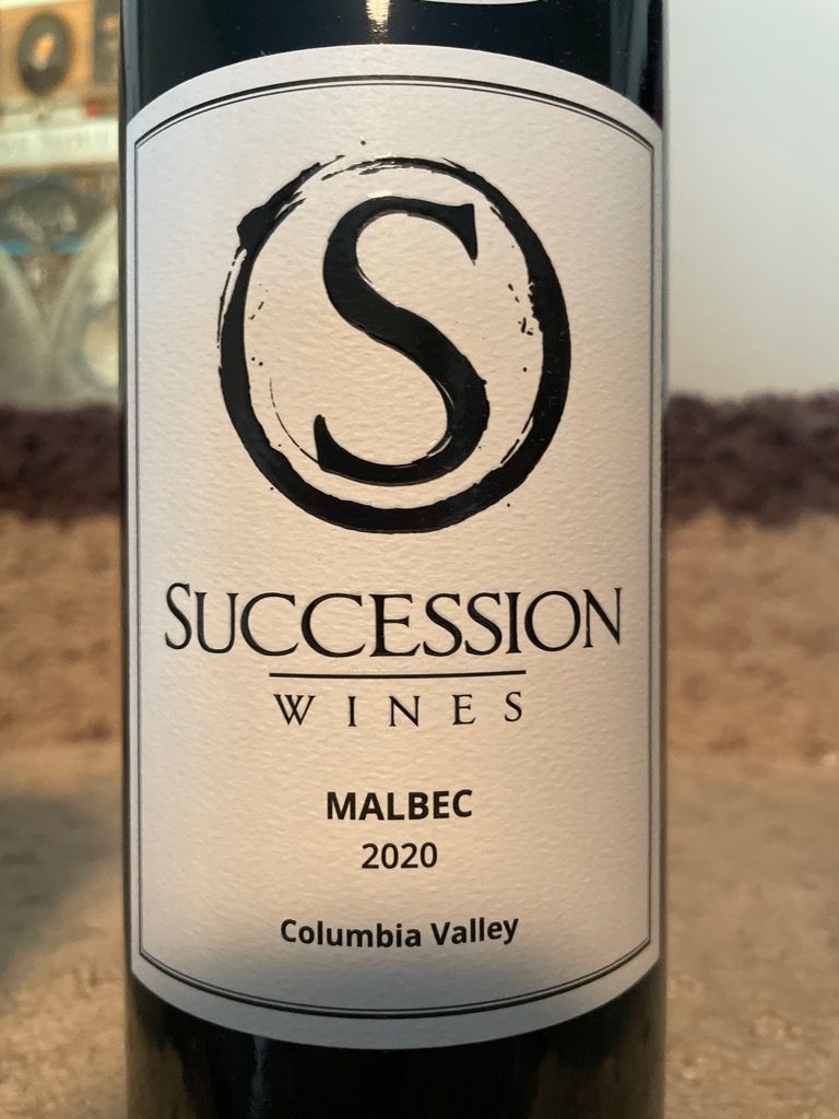 2020 Succession Wines Malbec, USA, Washington, Columbia Valley, Lake ...