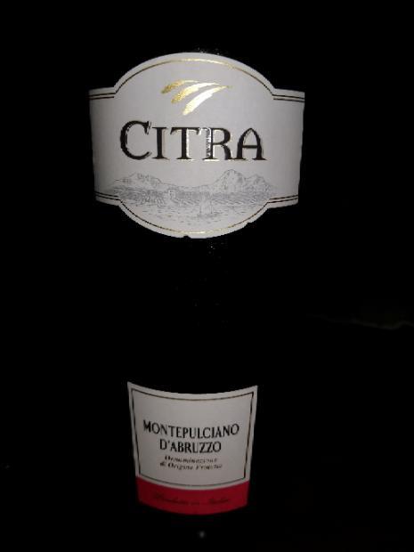 2016 Citra Montepulciano d'Abruzzo, Italy, Abruzzi, Montepulciano d ...