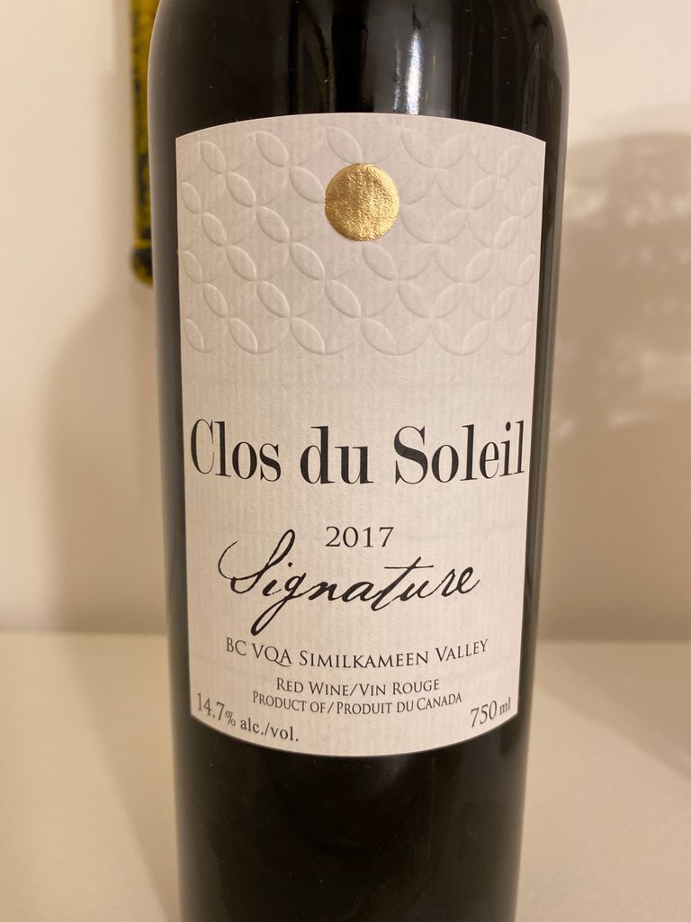 2021 Clos du Soleil Signature, Canada, British Columbia, Similkameen ...