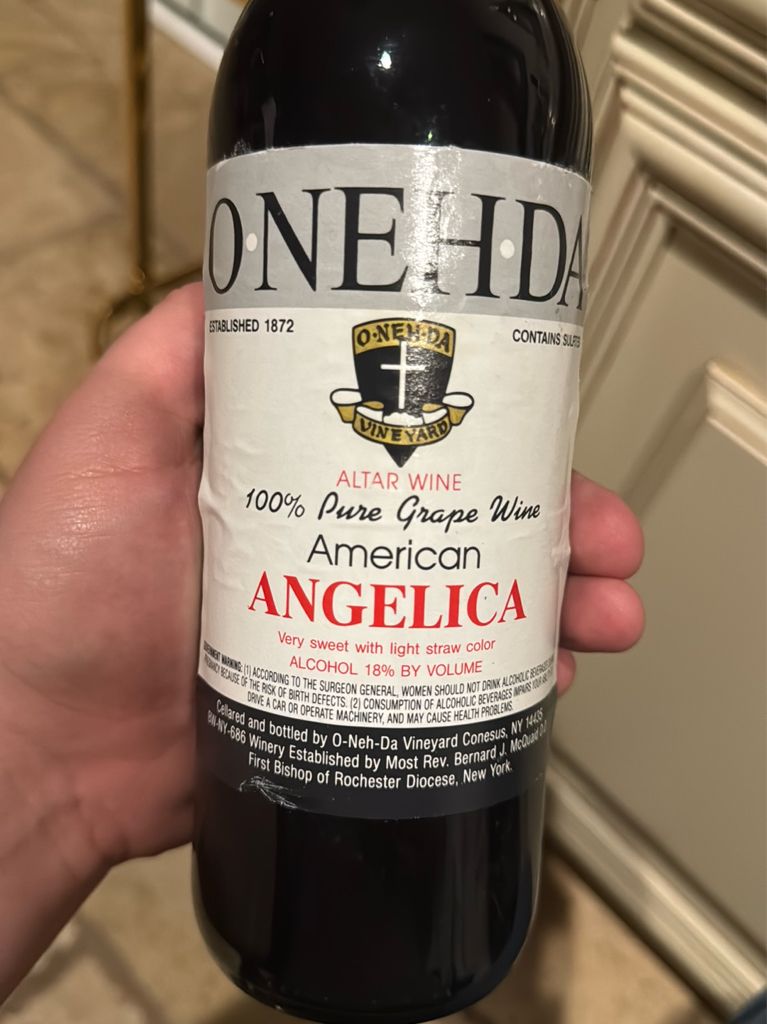 NV O Neh Da Angelica Altar Wine, USA, American - CellarTracker