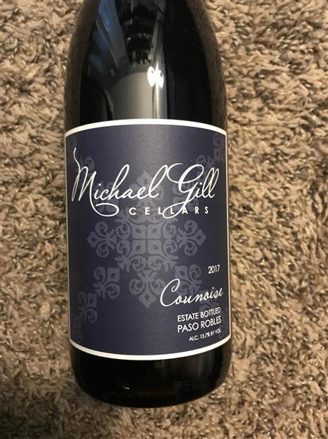 2019 Michael Gill Cellars Counoise, USA, California, Central Coast ...