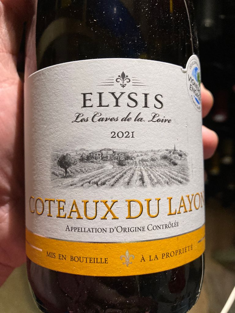 2021 Elysis Coteaux du Layon, France, Loire Valley, Anjou-Saumur ...