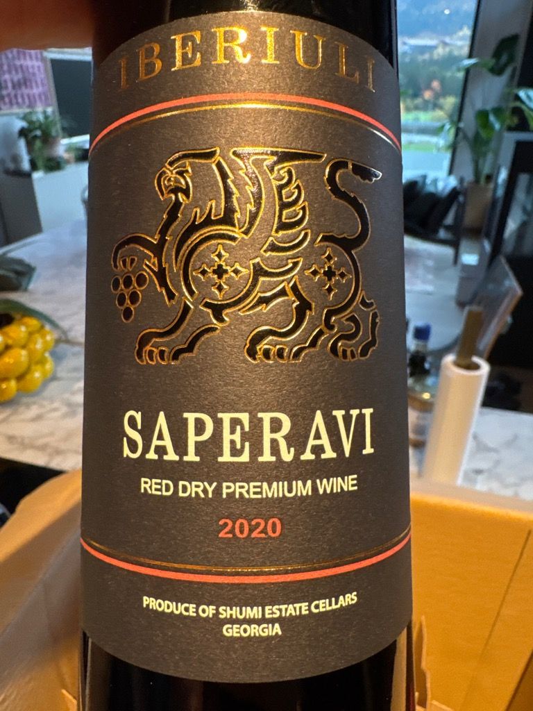 2020 Shumi Iberiuli Saperavi, Georgia, Kakheti - CellarTracker