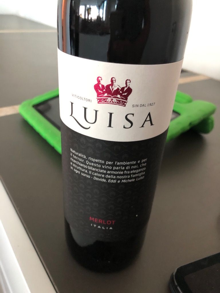 2014 Tenuta Luisa Friuli Isonzo Merlot, Italy, Friuli-Venezia Giulia ...