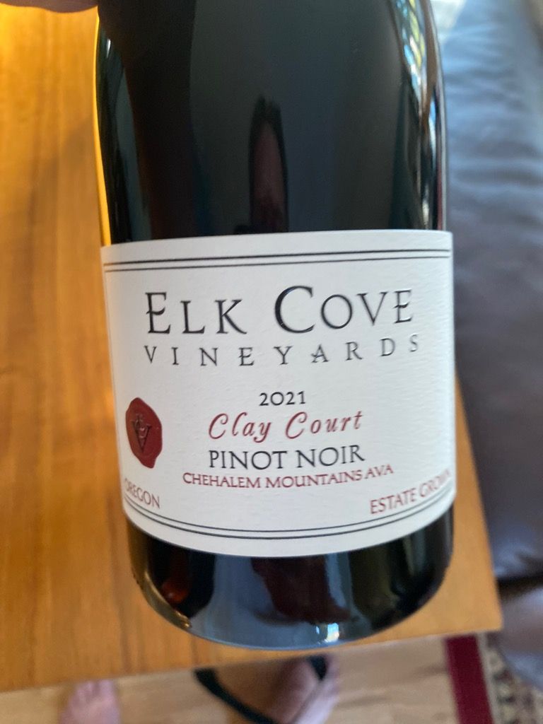 2021 Elk Cove Vineyards Pinot Noir Clay Court Vineyard, USA, Oregon ...