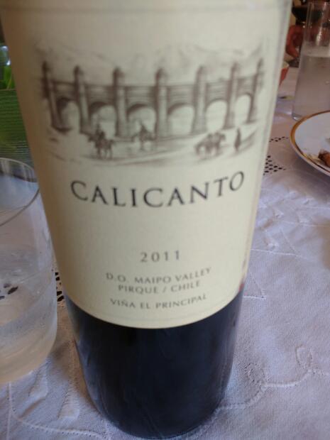2011 Viña El Principal Calicanto, Chile, Maipo Valley - CellarTracker