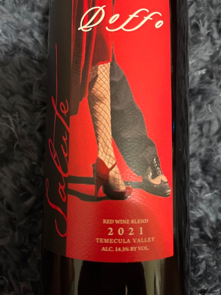 2021 Doffo Salute Red Table Wine, USA, California, South Coast ...