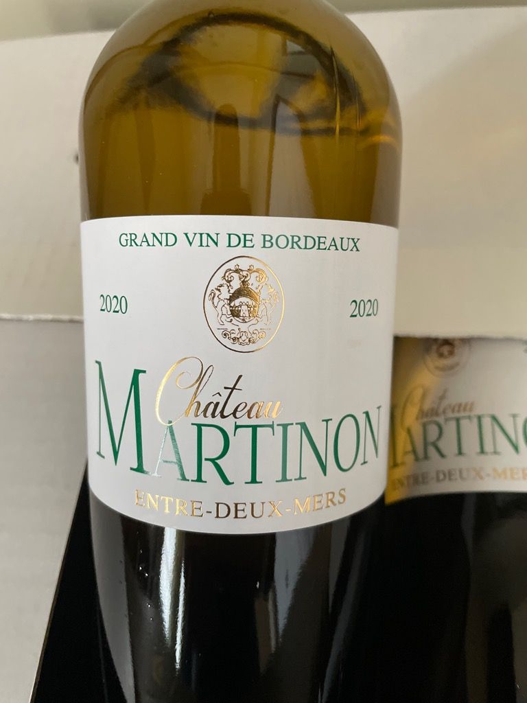 2021 Château Martinon Blanc, France, Bordeaux, Entre-Deux-Mers ...