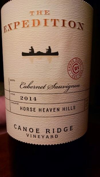 2014 Canoe Ridge Cabernet Sauvignon The Expedition Horse Heaven Hills ...