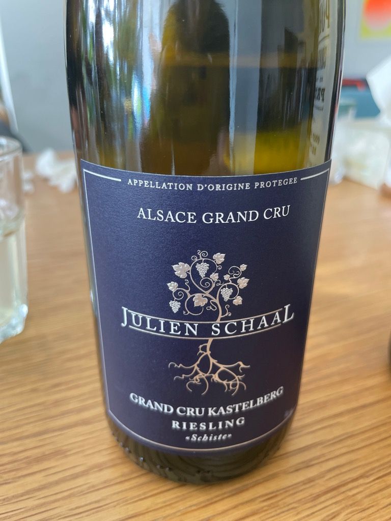 2020 Julien Schaal Riesling Kastelberg Schiste, France, Alsace, Alsace Grand Cru - CellarTracker